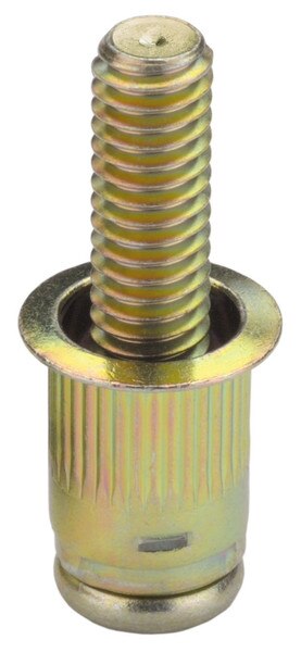 AESS-1032-225-405 Blind Threaded Studs, Round Body, Knurled End, #10-32 ...