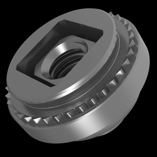 LAS-M5-1MD PEM Floating self-clinching, locking thread fasteners