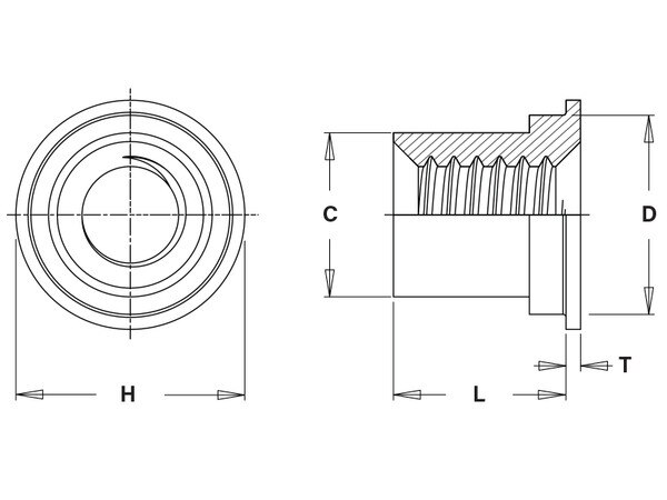 MSOFS-M2-3 microPEM® Fastener