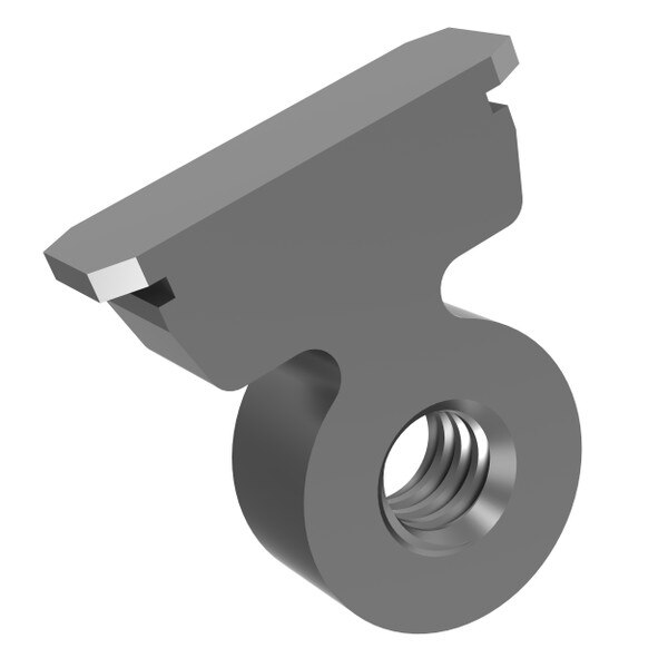 RASM3-7-4ZI PEM Steel Threaded Right Angle Fastener