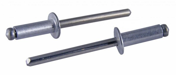 SSD42SSH, POP® Closed End Blind Rivet 1/8 in (0.063-0.125 Grip) Domed ...