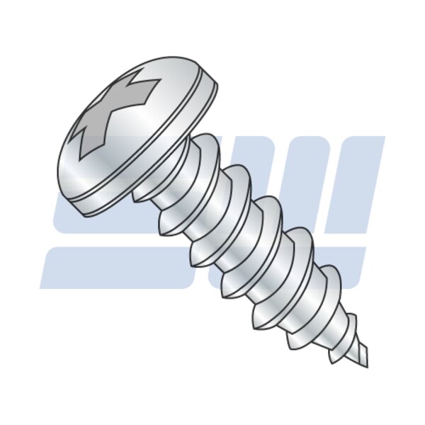 #8-18x5/8" Phillips Pan Type-AB Self-Tapping Screw Steel Black