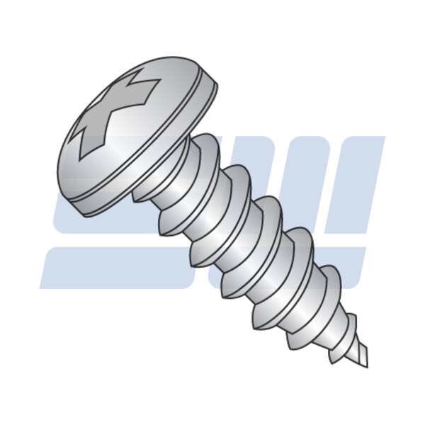 #8-18x5/8" Phillips Pan Type-AB Self-Tapping Screw Steel Black