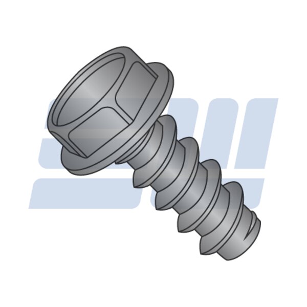 5/16-12x1" Hex Unslotted Indented Hex Washer Type-B Self-Tapping Screw ...