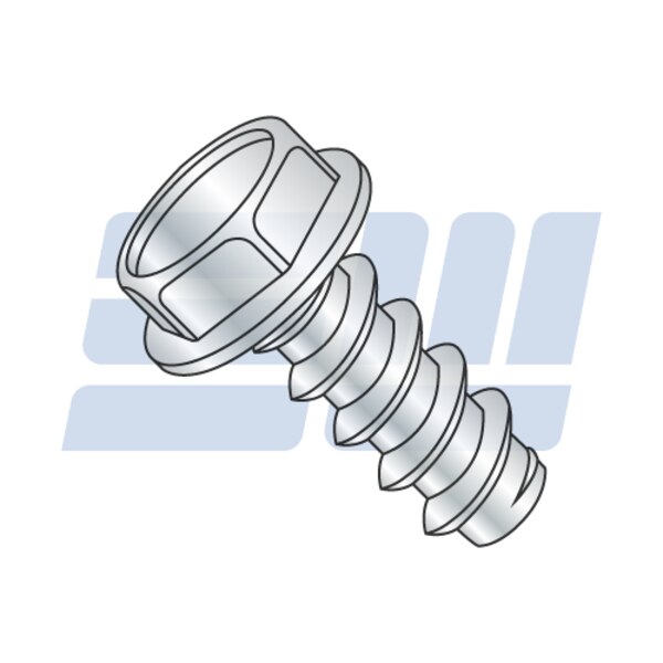 5/16-12x1" Hex Unslotted Indented Hex Washer Type-B Self-Tapping Screw ...