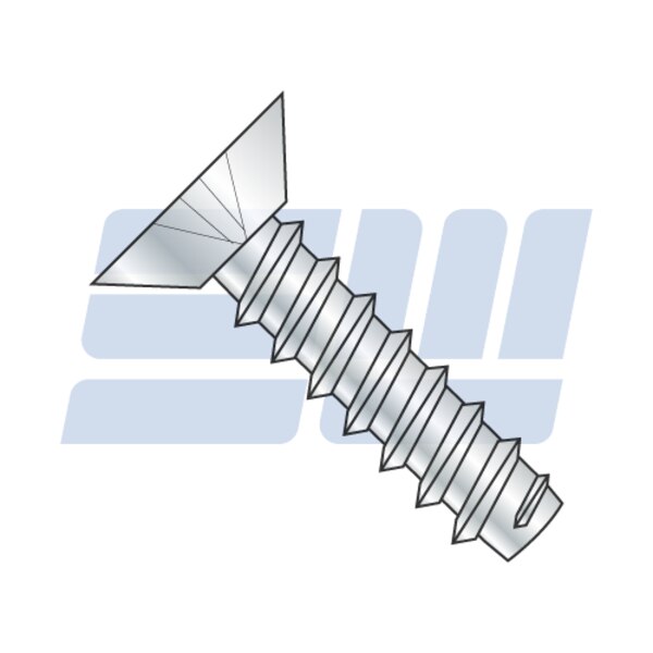 #8-18x5/8" Phillips 82° Flat Undercut Type-B Self-Tapping Screw 18-8 ...