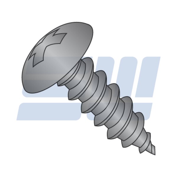 #10-16x5/8" Phillips Truss Type-AB Self-Tapping Screw Steel Black Oxide ...