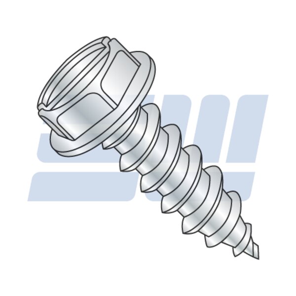 #14-14x1-1/4" Slotted Indented Hex Washer Type-AB Self-Tapping Screw 18 ...